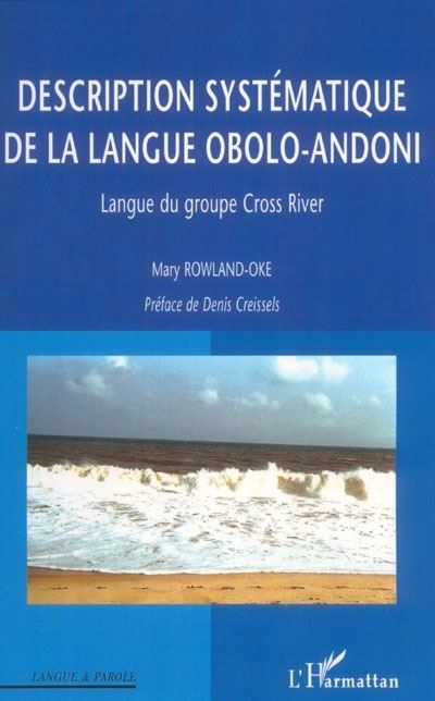 Description systématique de la langue obolo-andoni Langue du gtoupr ...