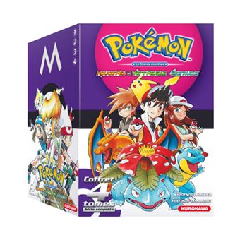 Les Pokémon - Coffret Pokémon Rouge Feu et Vert Feuille / Emeraude 1-2 ...
