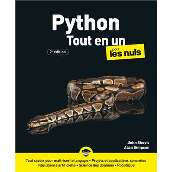 Pour Les Nuls - Python Tout en un pour les Nuls - 2e édition - John ...