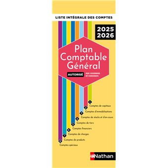 Plan comptable général 2025/2026 - broché - Collectif - Achat Livre | fnac