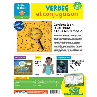 VERBES et Conjugaison - Edition spéciale N°1 Tome 1 - broché ...