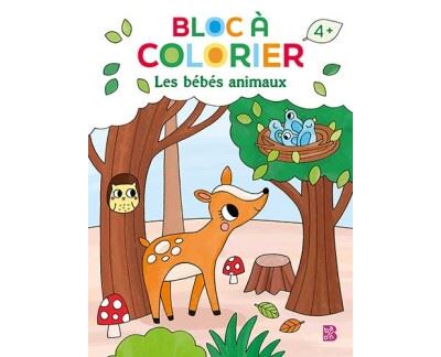 Bloc à colorier - Tome 1 - Bloc à colorier nouveau style: Les bébés ...