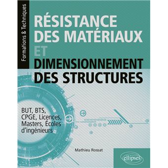 Résistance des matériaux et dimensionnement des structures - broché ...