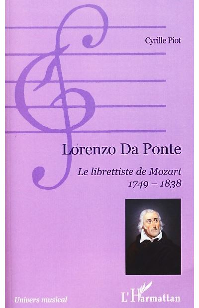Lorenzo Da Ponte Le librettiste de Mozart - 1749-1838 - broché ...
