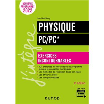 Physique Exercices incontournables PC/PC* 4ème édition - broché - Jean ...