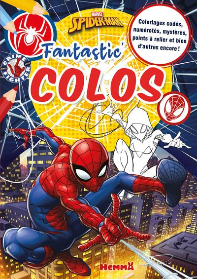 Spider-Man - Marvel Spider-Man - Fantastic' Colos - Coloriages codés ...