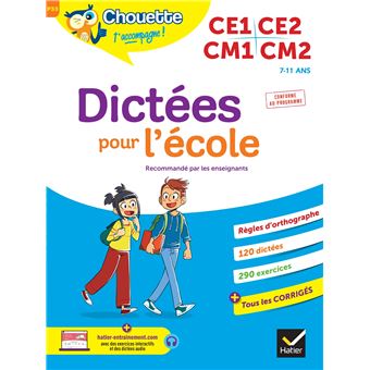 Dictées pour l'école CE1/CE2/CM1/CM2 - broché - Sophie Valle, Livre tous les livres à la Fnac