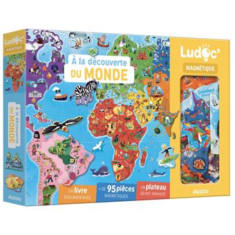 A la decouverte du monde 80 aimants + 1 plateau - Boîte ou accessoire ...