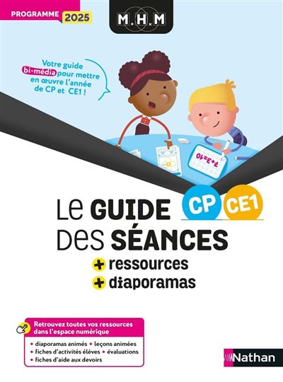 MHM - CP/CE1 - Guide des séances + Ressources - Programme 2025 - Dernier livre de Nicolas Pinel ...