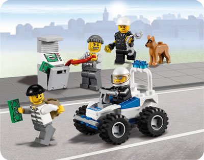 Coleção de Minifiguras de Polícia (LEGO City Polícia 7279) - LEGO ...