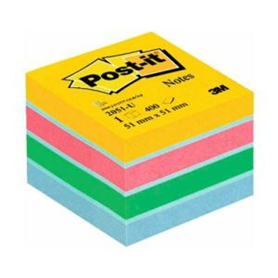Mini Cubo Post-It 4 Cores - Nota adesiva - Compra na Fnac.pt