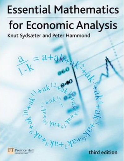 Essential Mathematics for Economic Analysis - SYDSAETER, KNUT E PETER ...