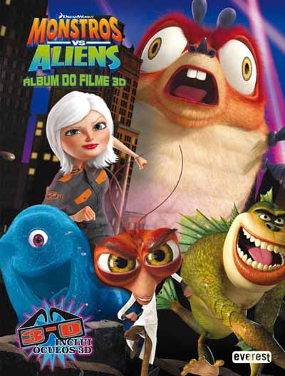 Monstros vs Aliens - Álbum do Filme 3D - Cartonado - Dreamworks, Vários ...