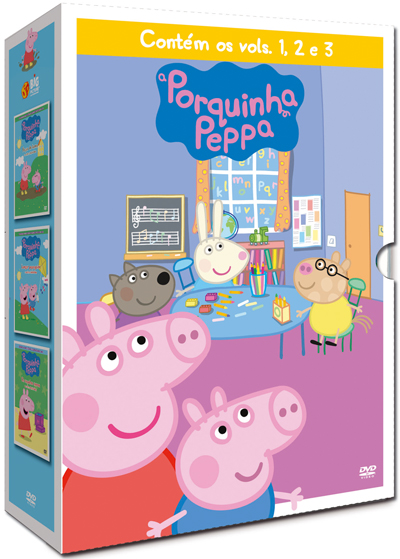 Pack Peppa Vol.1+2+3 - PEPPA - Compra filmes e DVD na Fnac.pt