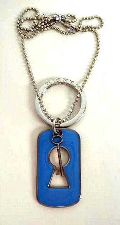 Disney - Alice in Wonderland Key Hole Dog Tag Key Ring (Porta Chaves ...
