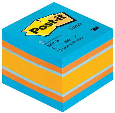 Mini Cubo Post-It Azul e Laranja - Nota adesiva - Compra na Fnac.pt