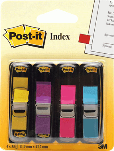 Pack 4 Separadores Post-Its Index - Nota adesiva - Compra na Fnac.pt