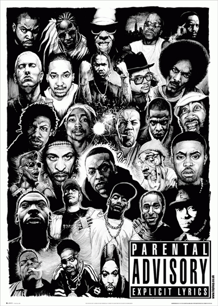 Rap Gods - Poster Standard (91,5 x 61 cm) - Poster - POSTERS (61X91 ...