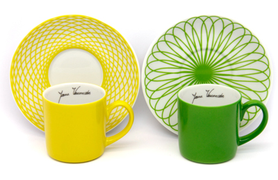 Conjunto 2 Chávenas Café Amarelo & Verde - Papelaria - Compra Livros na ...