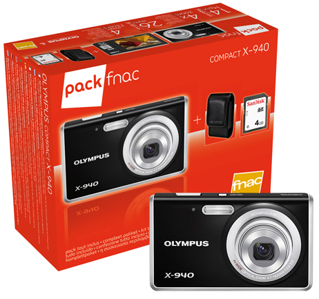 Olympus X940 Pack Fnac - Câmara Digital Compacta - Compra na Fnac.pt