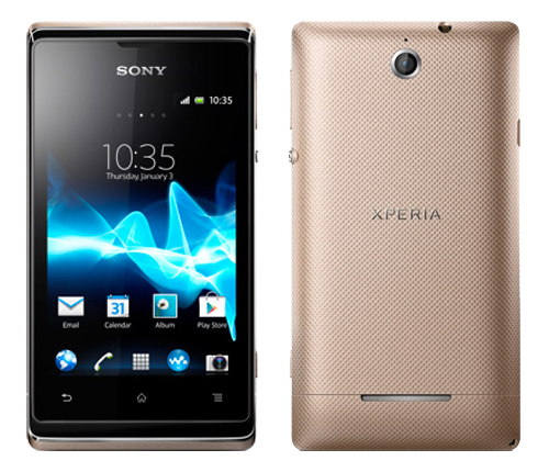 Smartphone Sony Xperia E Dual (Gold) - SmartPhone Android - Compra na ...
