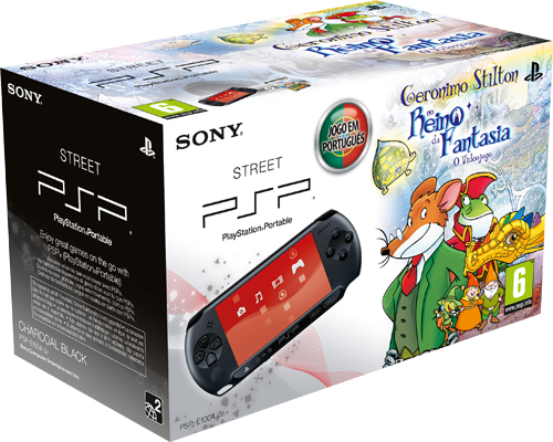 Sony PSP E1000 Black + Geronimo Stilton no Reino da Fantasia - Consola ...