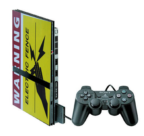 Colante Warning PS2 Slim - Acessórios PS2 - Compra na Fnac.pt