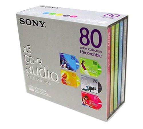 Sony CD-R Audio CRM 80 P5 /24 - Acessórios Áudio - Compra na Fnac.pt