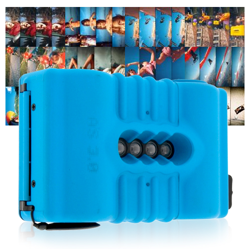 Lomo SuperSampler Rubberized Azul - Câmara Analógica - Compra na Fnac.pt