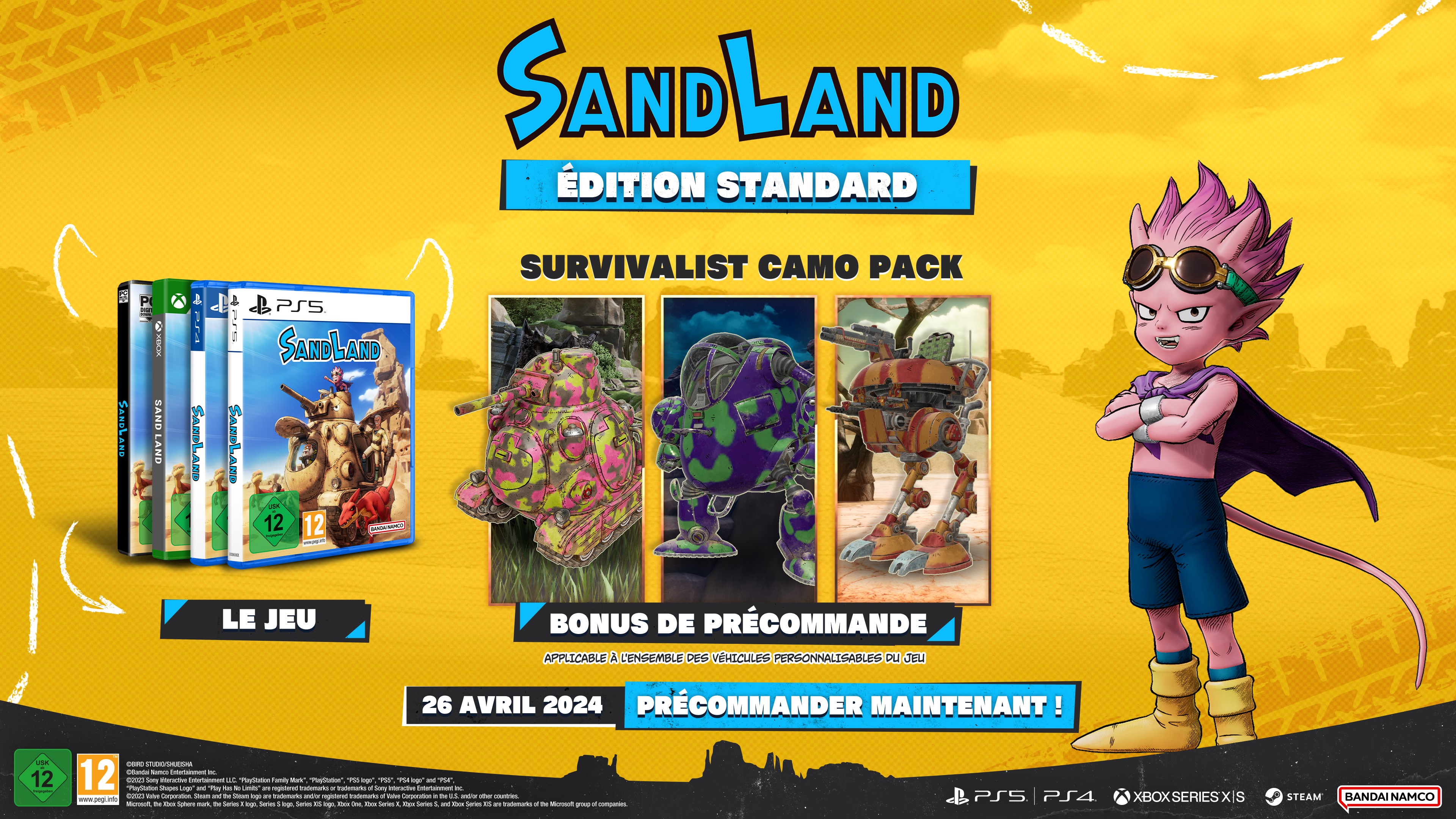 SandLand PS5 - Précommande, prix & date de sortie | fnac
