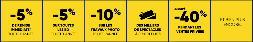 Carte adhérents Fnac, nos cartes et avantages club Fnac.be