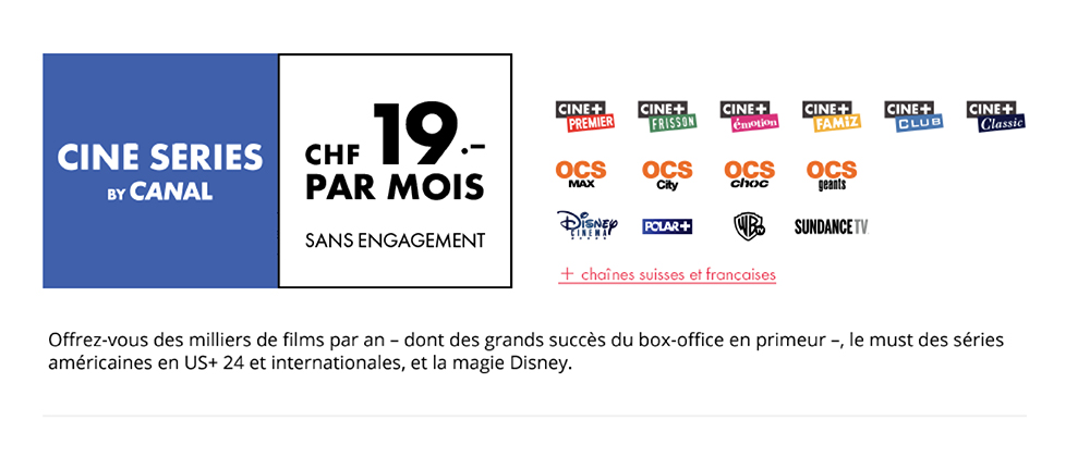 Offre Canal + | Fnac.ch | fnac Suisse