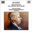 Concertos pour piano N°2 et N°3 - Johann Nepomuk Hummel - CD album ...