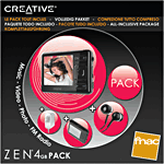Creative Zen 4 Go pack exclusif Fnac - Baladeur MP3 / MP4 - Achat ...