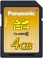 Panasonic série Gold Carte mémoire SDHC 4 Go Class6 - Carte mémoire SD - Achat & prix | fnac