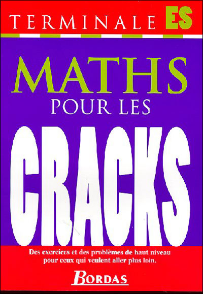 Maths pour les cracks term ES - Jean-Louis Boursin - Achat Livre | fnac