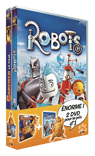 Garfield le film - Robots - Edition Bipack - Peter Hewitt, Chris Wedge ...