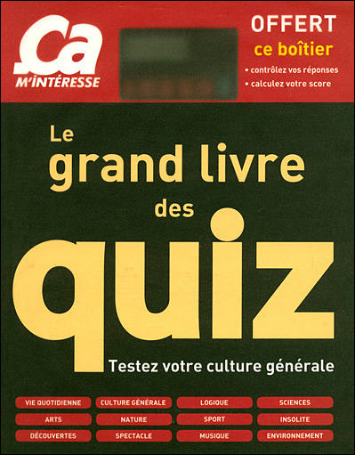 Le grand livre des quiz - relié - Collectif - Achat Livre | fnac