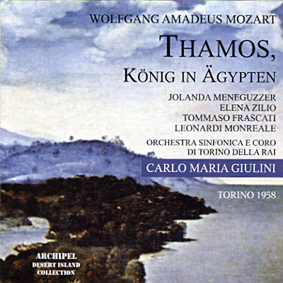 Thamos roi d' Egypte - Rai Turin 1958 - Wolfgang Amadeus Mozart - CD ...
