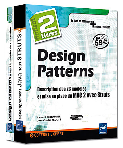 Design patterns Coffret de 2 livres, description des 23 modèles et mise ...