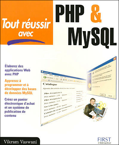 Tout réussir avec PHP et MySQL - broché - Vikram Vaswani - Achat Livre | fnac