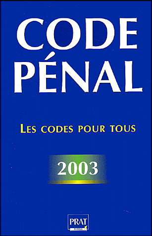 Code penal 2003 Edition 2003 - relié - Collectif - Achat Livre | fnac