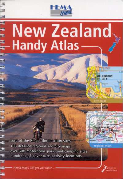 New Zealand Handy atlas spiral - broché - Collectif - Achat Livre | fnac
