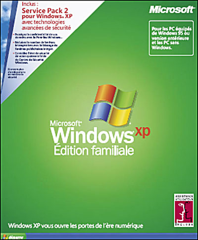 Windows XP SP2 - Edition Familiale - Mise à jour - Jeu vidéo - Achat ...
