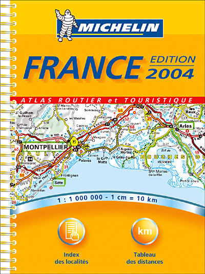 Atlas France format A4 Edition 2004 - spirale - Michelin - Achat Livre ...