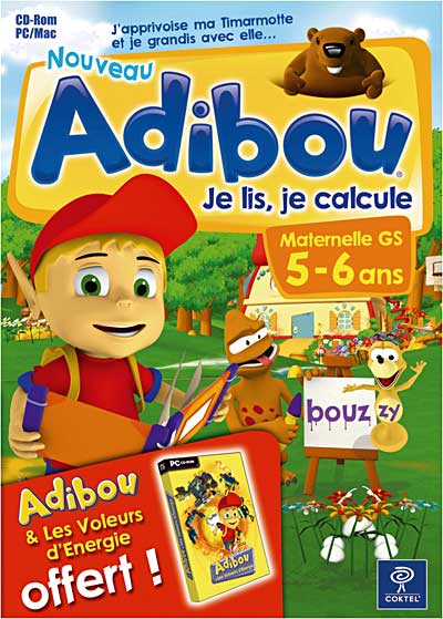 Pack Adibou Maternelle - Je lis, je calcule + Adibou - Les Voleurs D'énergie - Fnac.ch - Jeu vidéo