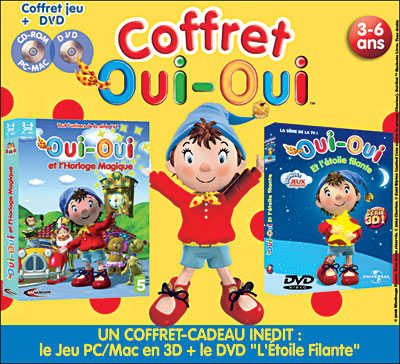 Coffret Oui-Oui : Oui-Oui et l’Horloge Magique + DVD Vidéo - Oui-Oui et ...