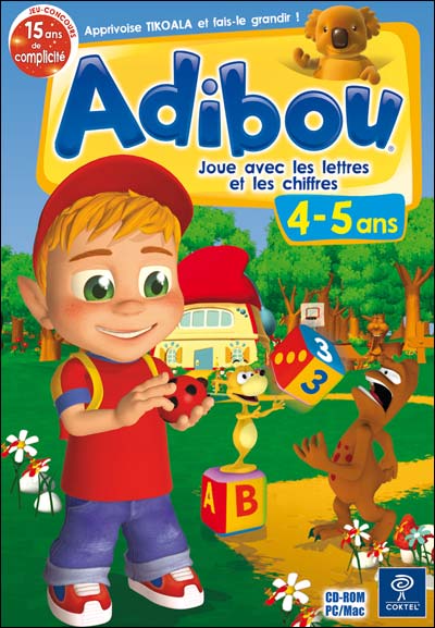 Adibou 2008 - Joue avec les lettres et les chiffres - Pour les 4 à 5 ans - Jeux vidéo - Achat ...