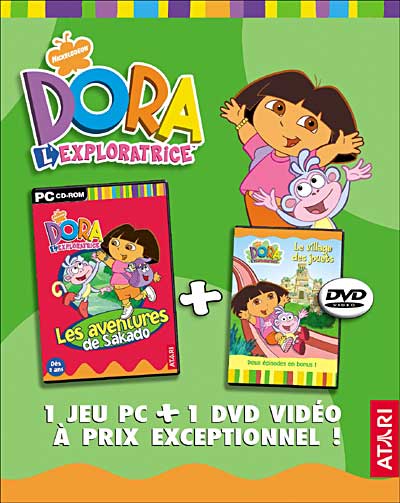 Pack Dora l'exploratrice - Les Aventures de Sakado + DVD - Jeu vidéo ...