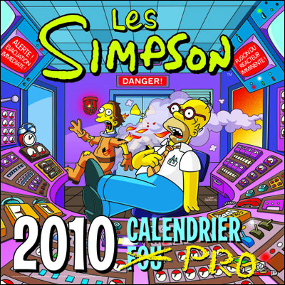 Les Simpson - Edition 2010 - Les Simpson calendrier 2010 - Matt ...